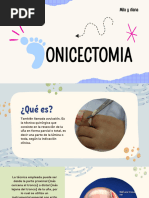 Onicectomia | PDF | Clavo (anatomía) | Dedo del pie