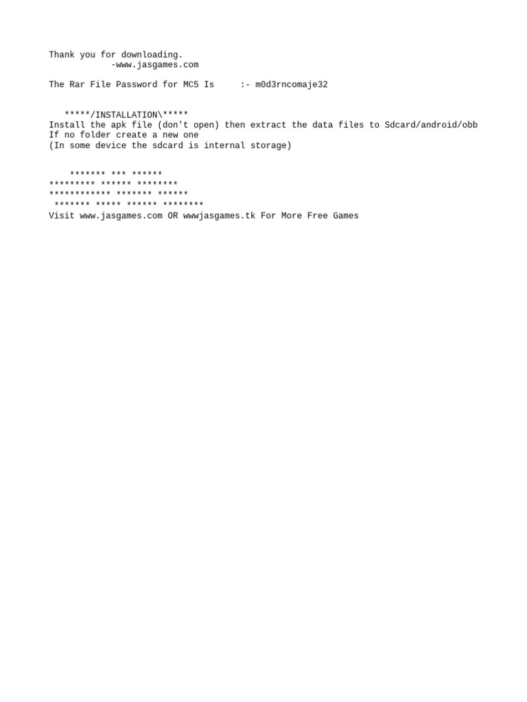Read Me First | PDF