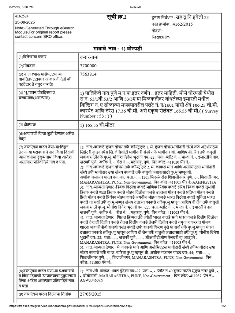 Index-II Pranjal Gundesha Eternia | PDF