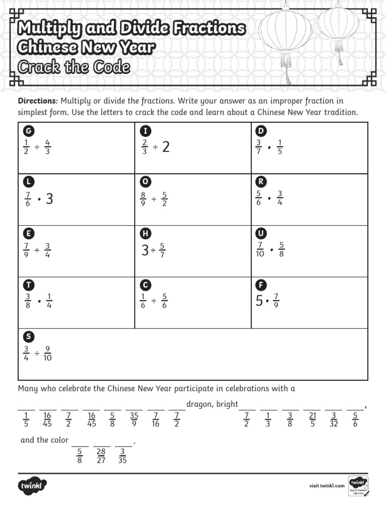 Fractions and Chinese New Year Code | PDF | Discrete Mathematics ...
