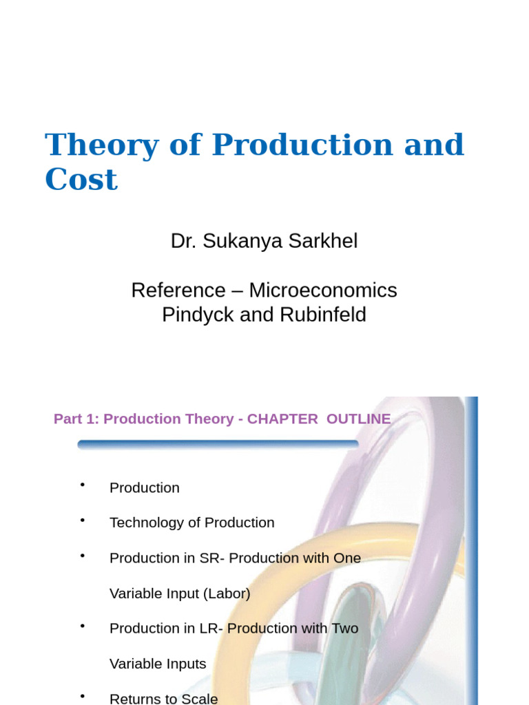 Production Theory and Cost Analysis | PDF | Production Function | Long ...