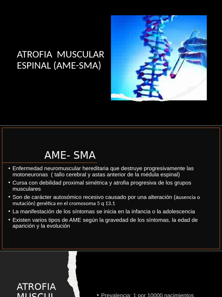 Atrofia Muscular Espinal: Tipos y Tratamiento | PDF | Especialidades ...