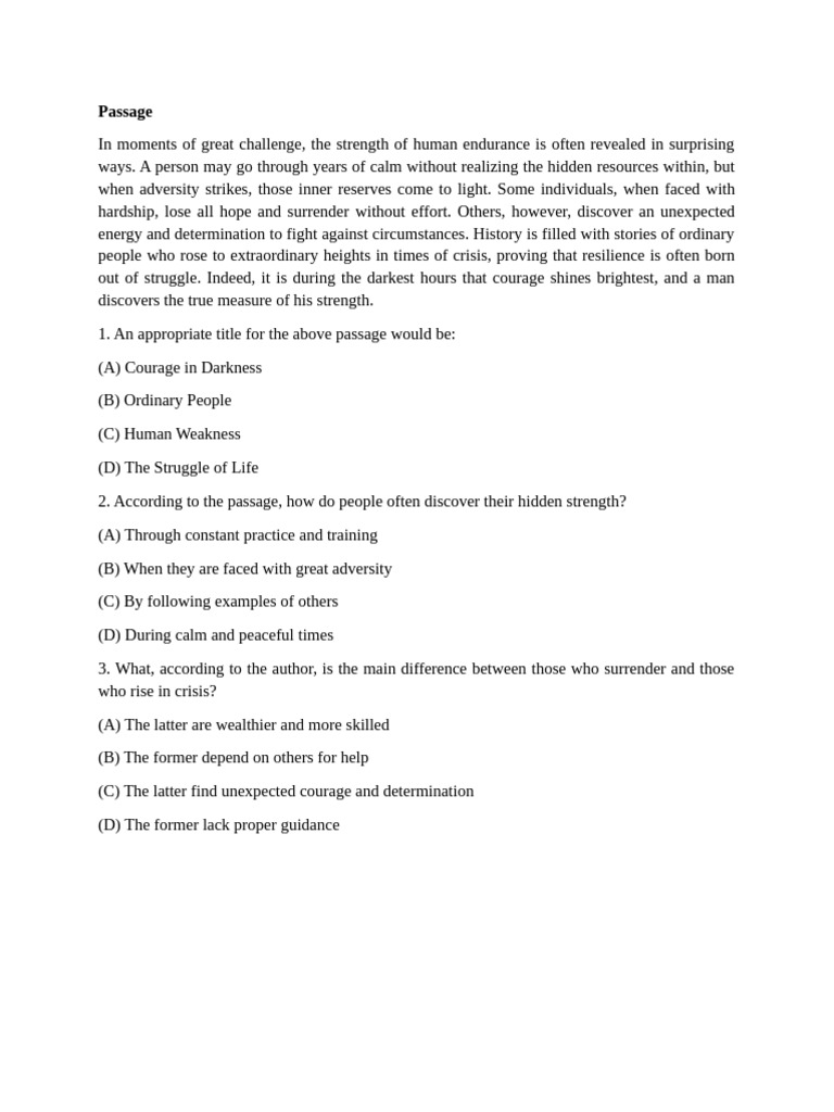 Resilience and Wisdom in Adversity | PDF | Knowledge