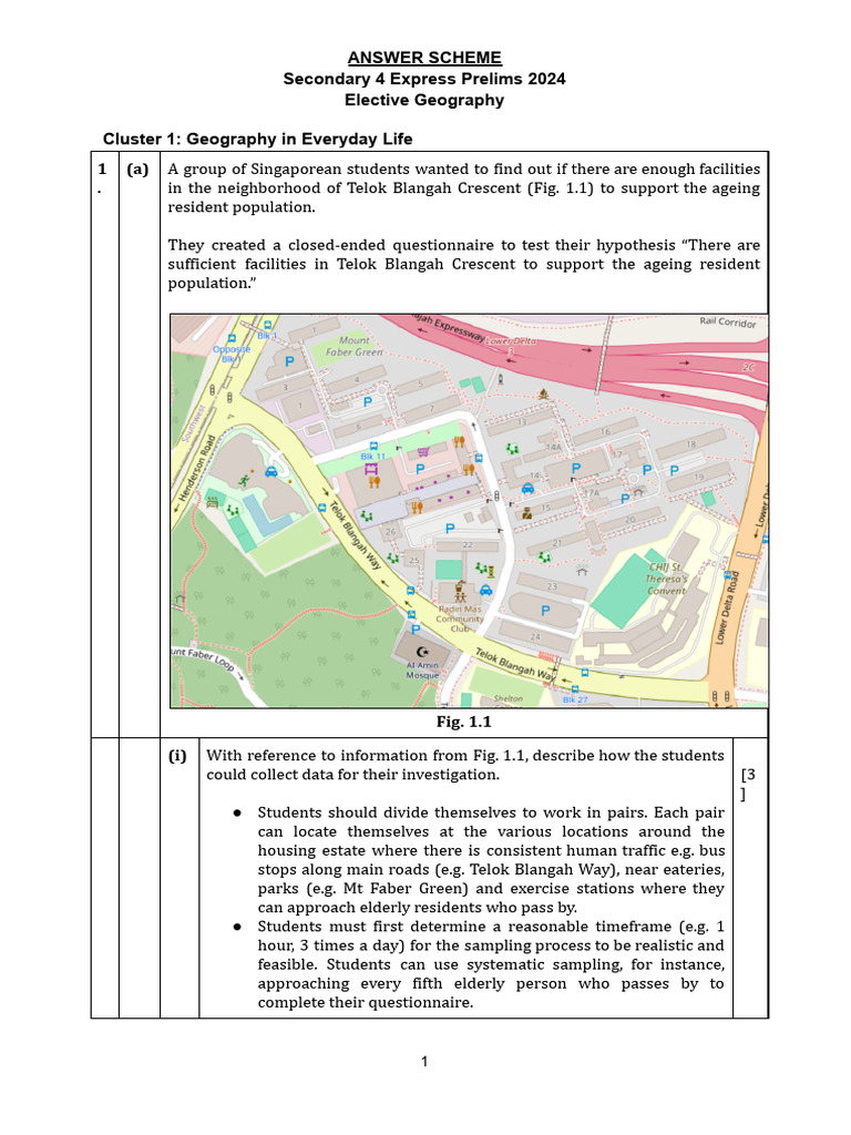 2024 CHIJ STC PRELIM Ans | PDF | Tourism | Humidity
