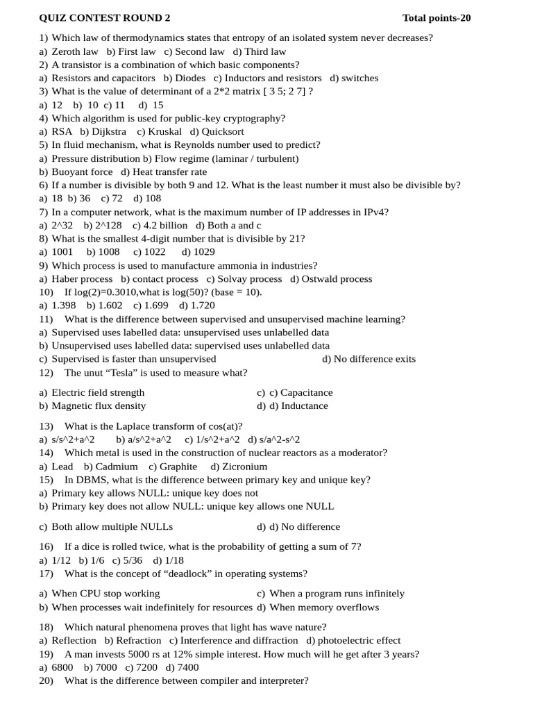 USHA MARTIN UNIVERSIT Round 2 | PDF | Electromagnetism