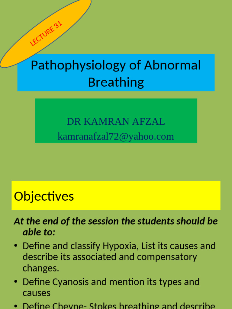 Pathophysiology of Abnormal Breathing | PDF | Respiratory System ...