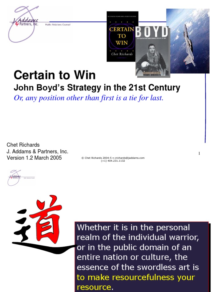 Certain To Win | PDF | Maneuver Warfare | Unrest