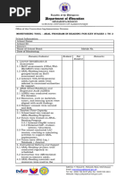 ARAL Program Monitoring Form | PDF