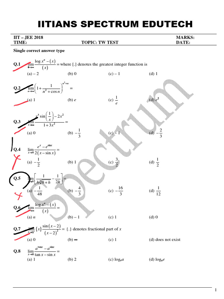 LCD Limit, Continuity - Differentiability | PDF | Number Theory | Mathematics