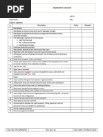 Man Basket Checklist Final | PDF | Crane (Machine) | Manufactured Goods