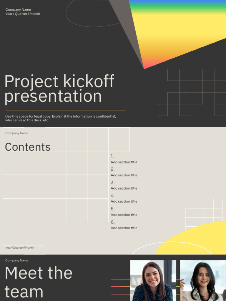 Project Kickoff Presentation Overview | PDF | Marketing | Performance ...