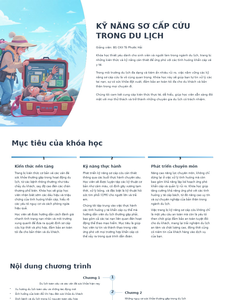 Ky Nang So Cap Cuu Trong Du Lich | PDF