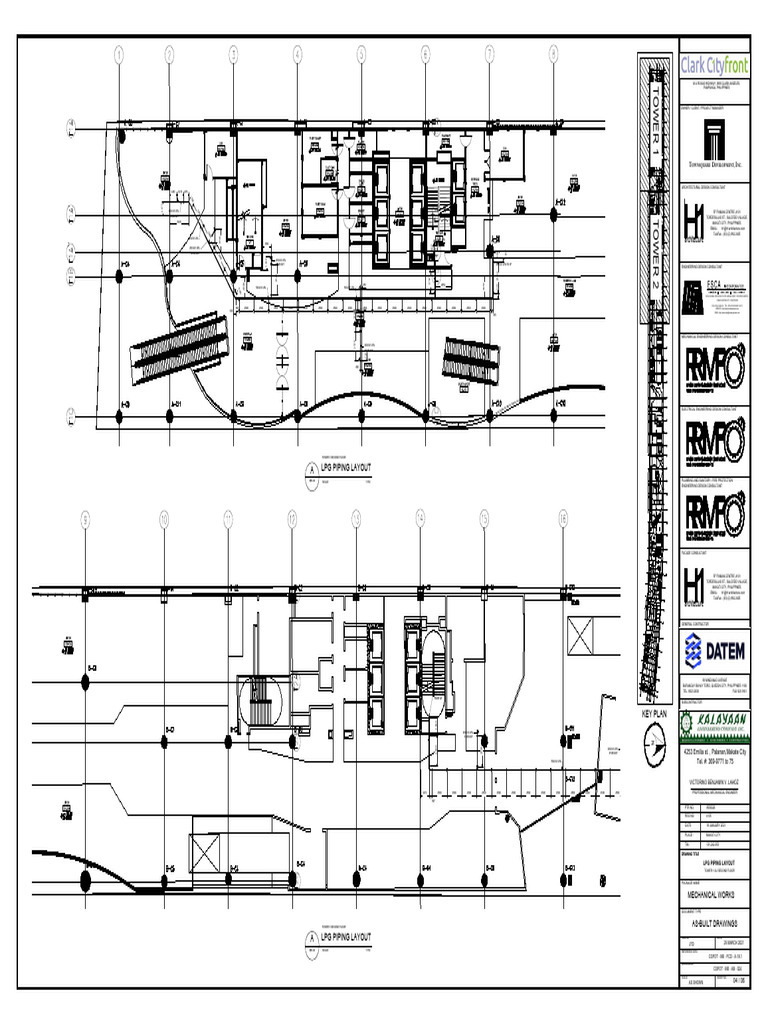 LPG Piping Layout for Tower 3 | PDF | Transport Infrastructure ...