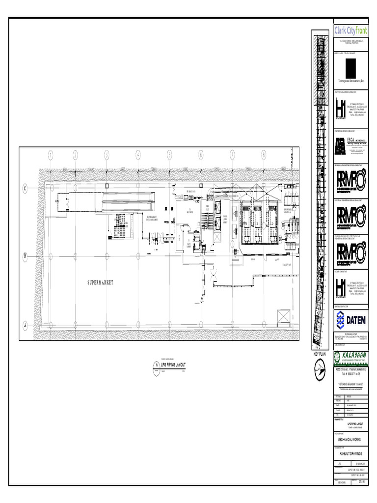 Tower 1 Lower Ground LGP Piping Layout | PDF