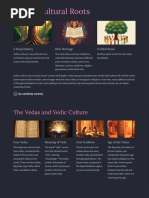 Class 6 - Chapter 7 - India's Cultural Roots (p1) | PDF | Vedas | Hindu Literature