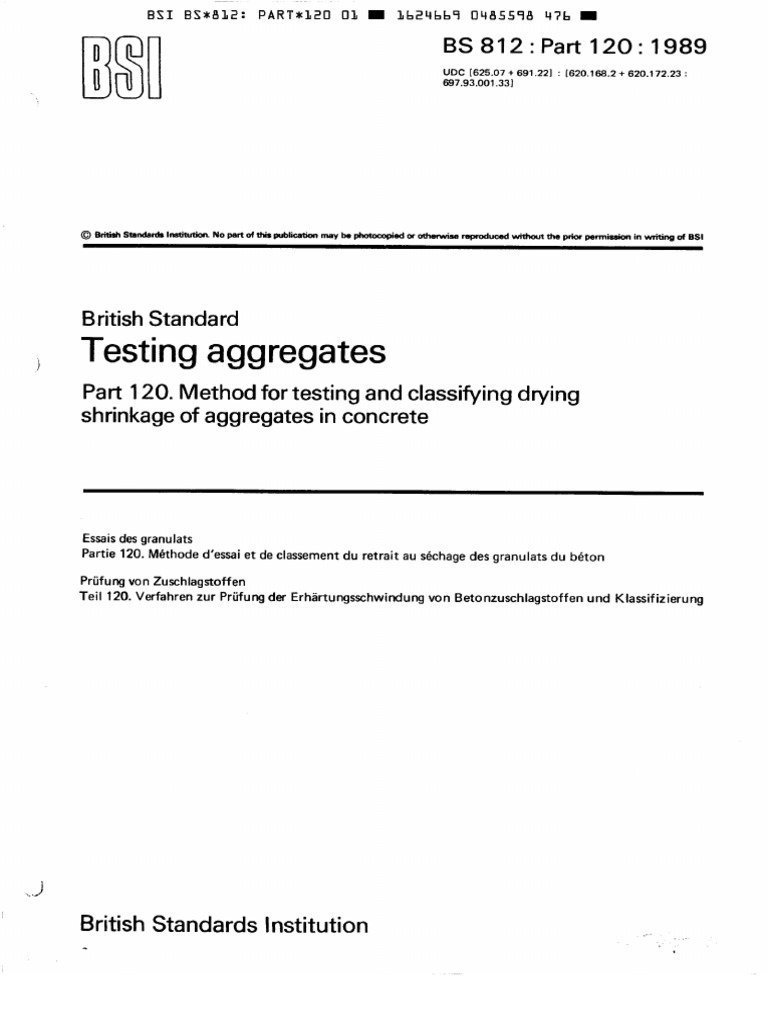 British Standards Copyright Notice | PDF