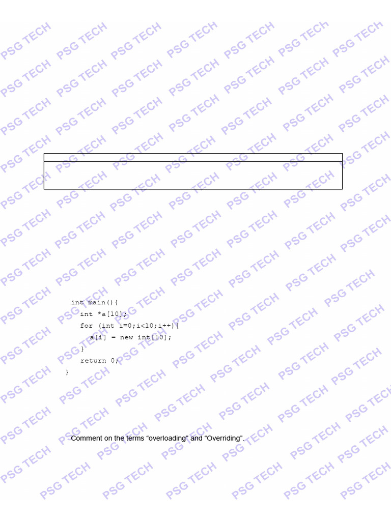 MSc Object Oriented Programming Exam 2018 | PDF | C++ | Systems Engineering