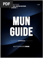 2) MUN Research Guide - Teachers | PDF | United Nations | International Relations