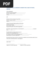 ADAC Child Travel Consent Form | PDF | Access Control | Authentication