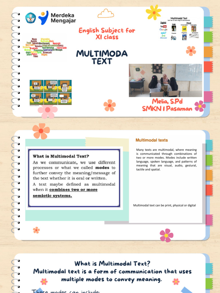 Multimodal Texts for XI Class English | PDF