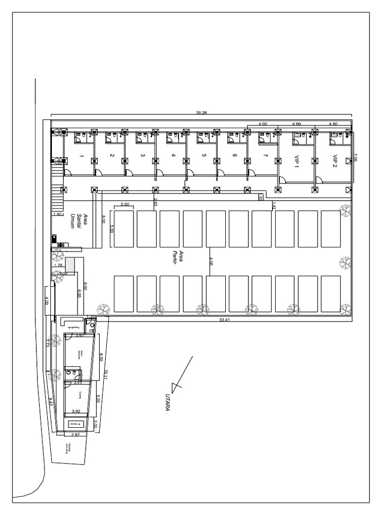 Site Plan Home Stay Lokasi Sumur Bor | PDF