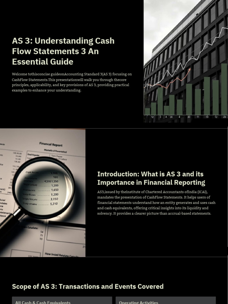 Cia 3 As | PDF | Investing | Cash Flow Statement