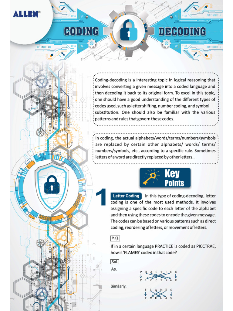 Coding Decoding | PDF
