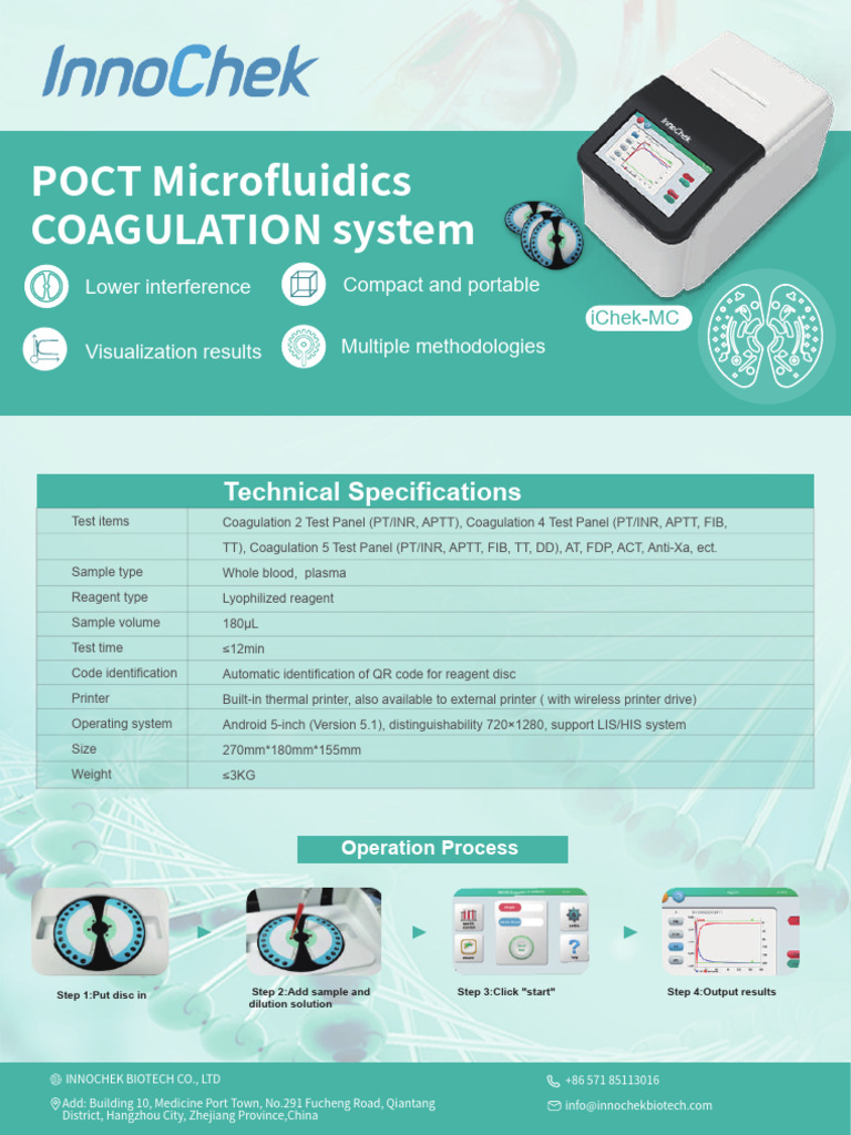 POCT Microfluidics Coagulation System-Compressed | PDF | Blood Plasma ...