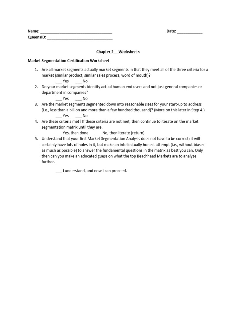 Module 6 - Chapter 2 - Worksheets | PDF