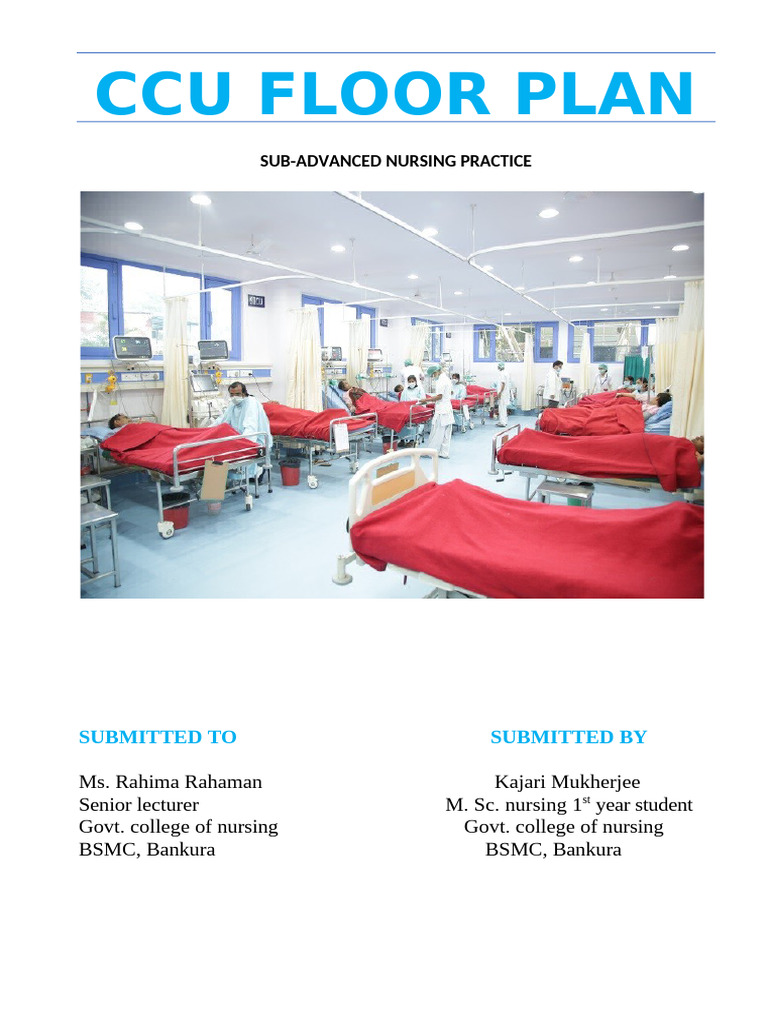 Ccu - Floor - Plan Corrected Final Modified | PDF | Intensive Care Unit ...
