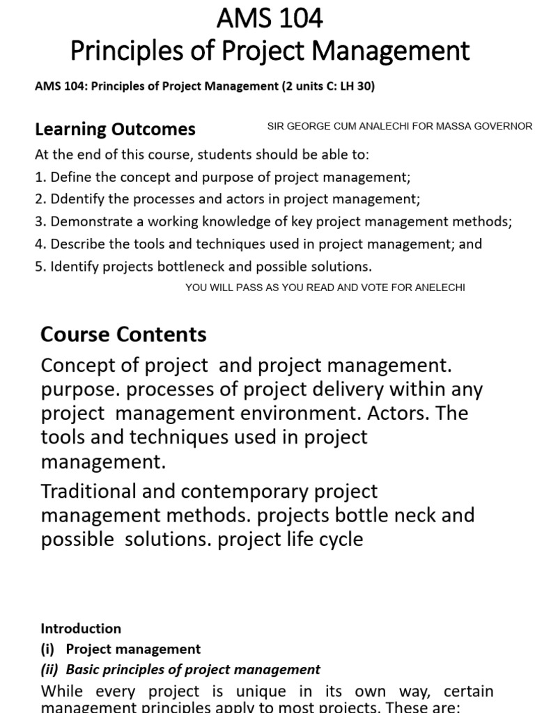 Basic Principles of Project Scheduling | PDF | Project Management