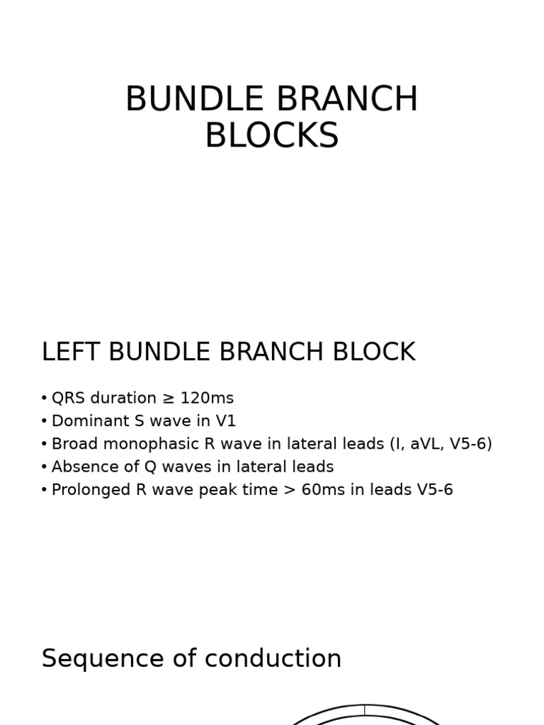 Understanding Bundle Branch Blocks | PDF | Congenital Heart Defect | Heart
