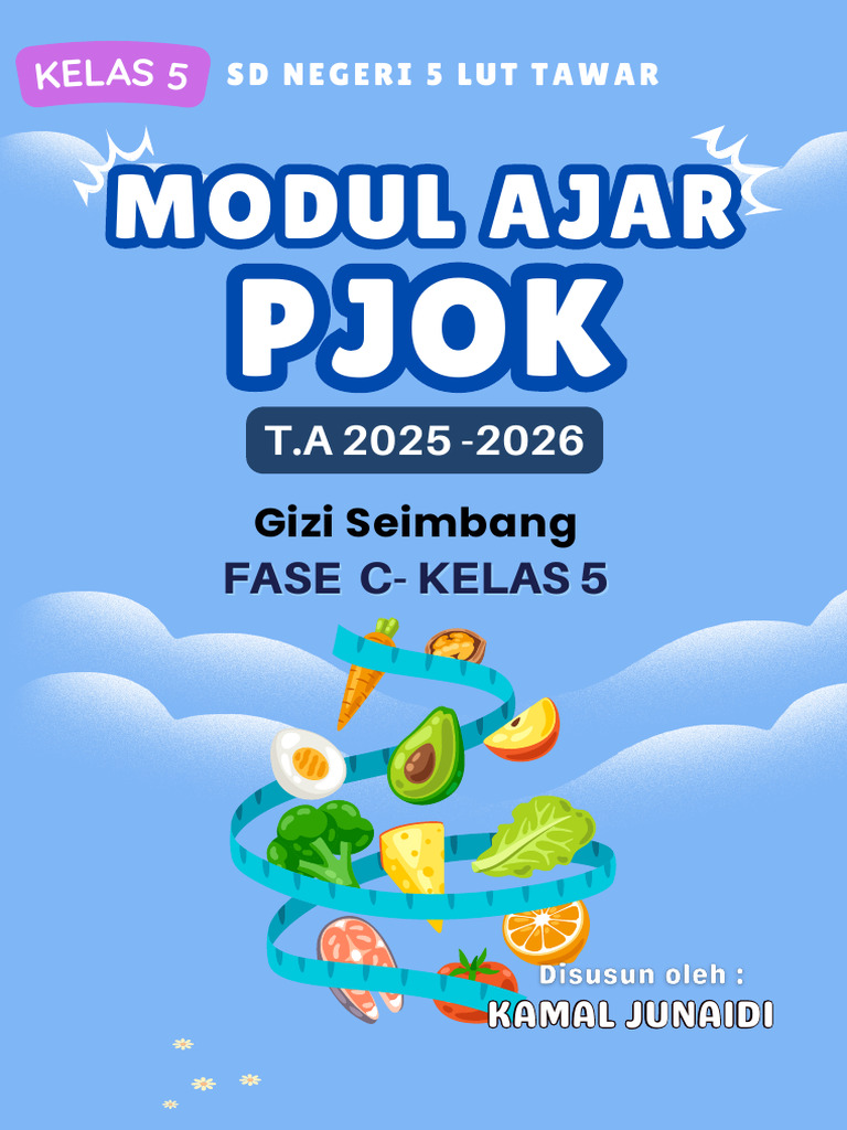 Salinan Modul Ajar - Gizi Seimbang-Fase C Kelas 5 | PDF