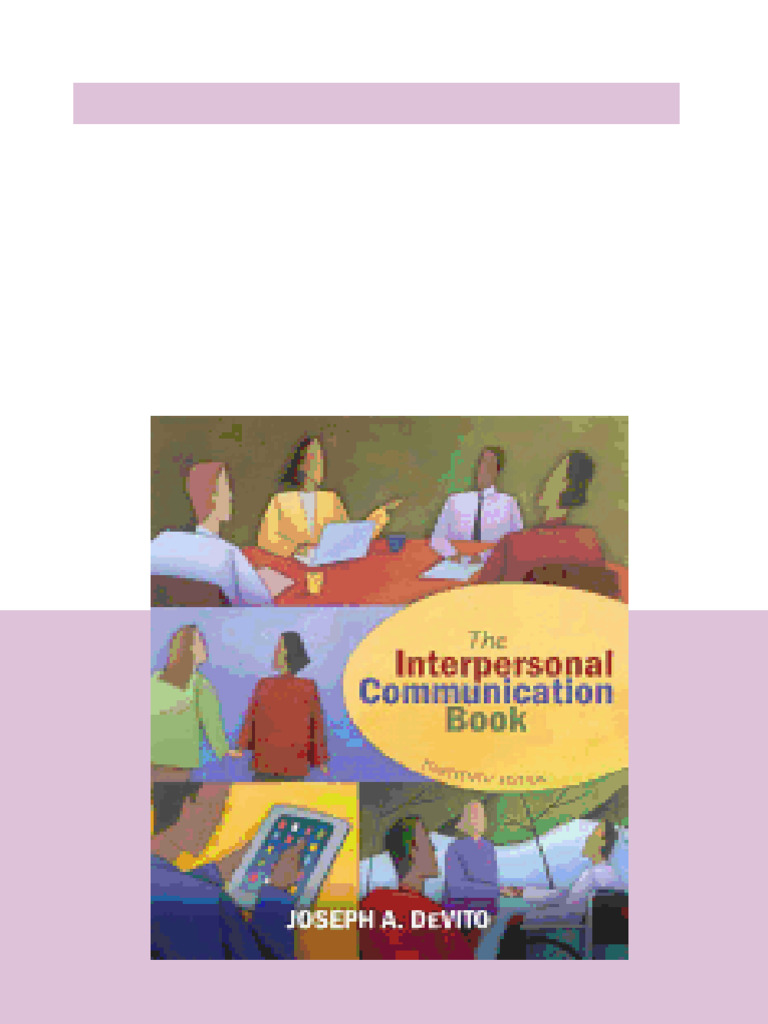 Interpersonal Communication Book | PDF | Existence | Essence