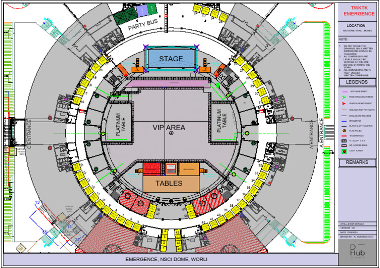NSCI Dome Seating Layout Guide | PDF