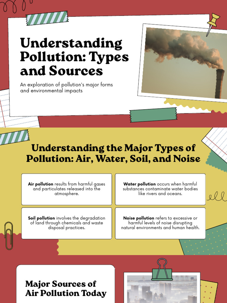 Types and Sources of Pollution Explained | PDF | Pollution | Air Pollution