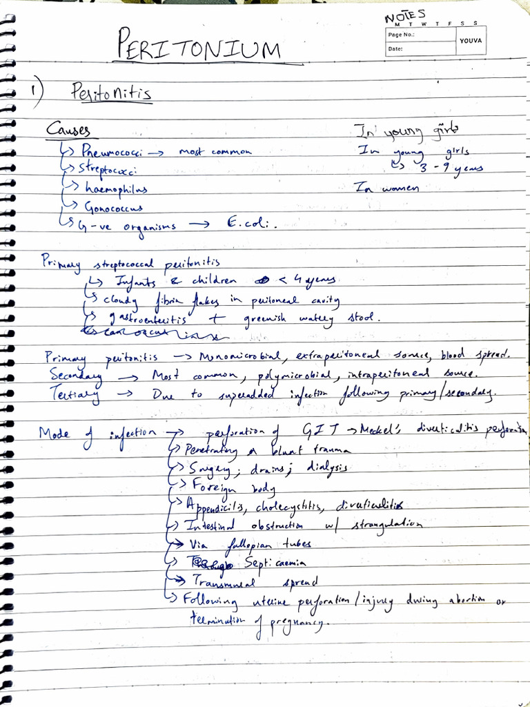Pesto Nitis: Causes and Complications | PDF