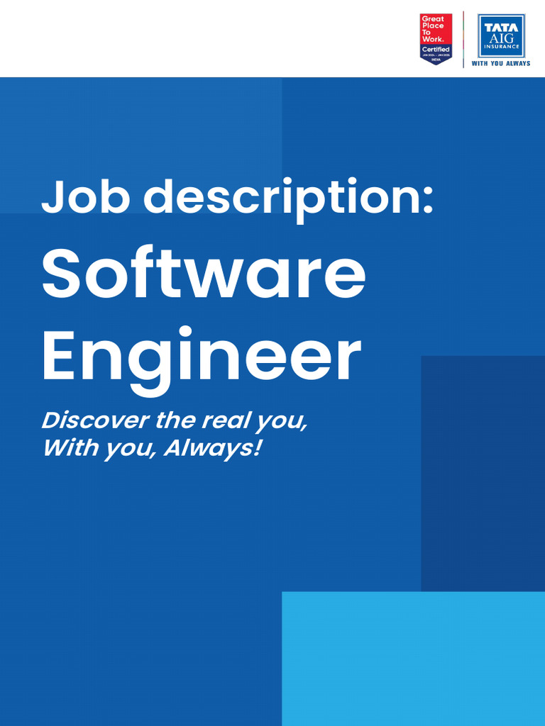 Job Description - Software Engineer | PDF | Agile Software Development ...