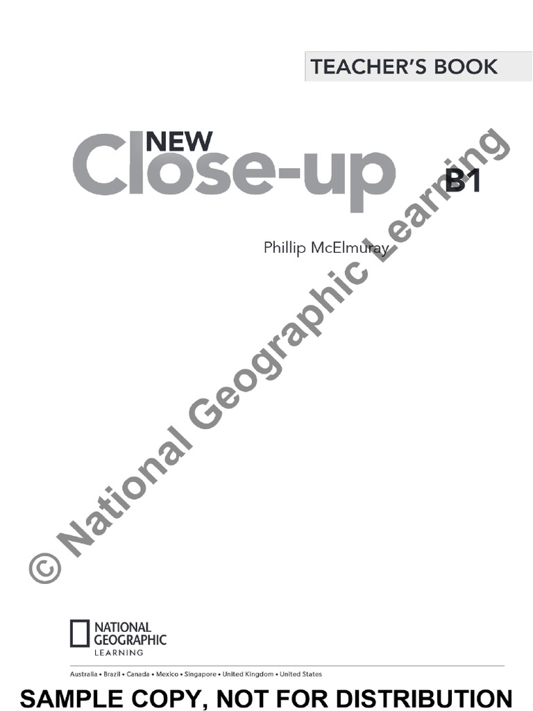 New Close-Up B1 Teacher's Book | PDF | Verb | Grammar