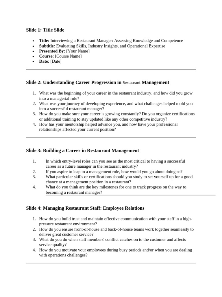 Order 8550739-APA-Interviewing A Manager Powerpoint - Edited | PDF | Risk | Business