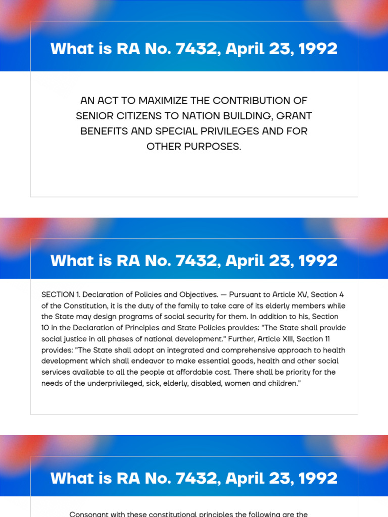 Ra 9994 Expanded Senior Citizens Act of 2010 | PDF | Citizenship ...