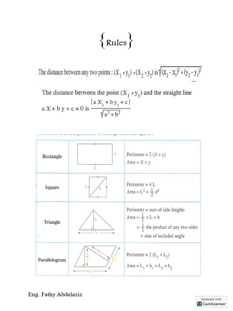 Rules and Basic Skills | PDF | Triangle | Euclid