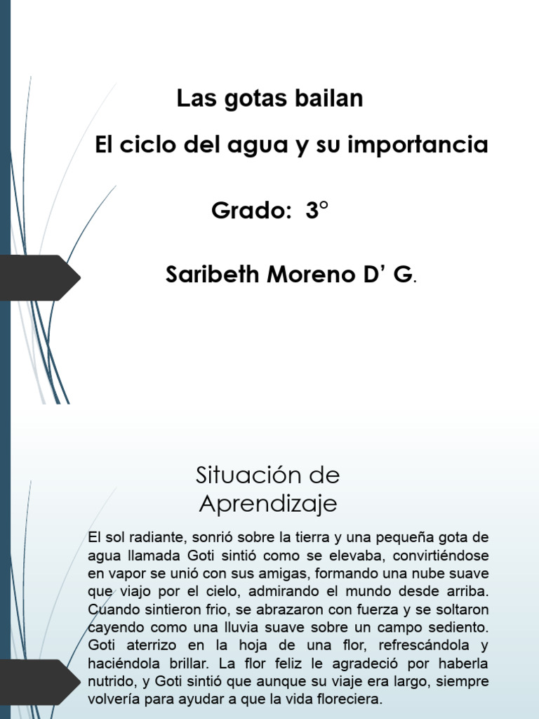El Ciclo del Agua para Niños | PDF
