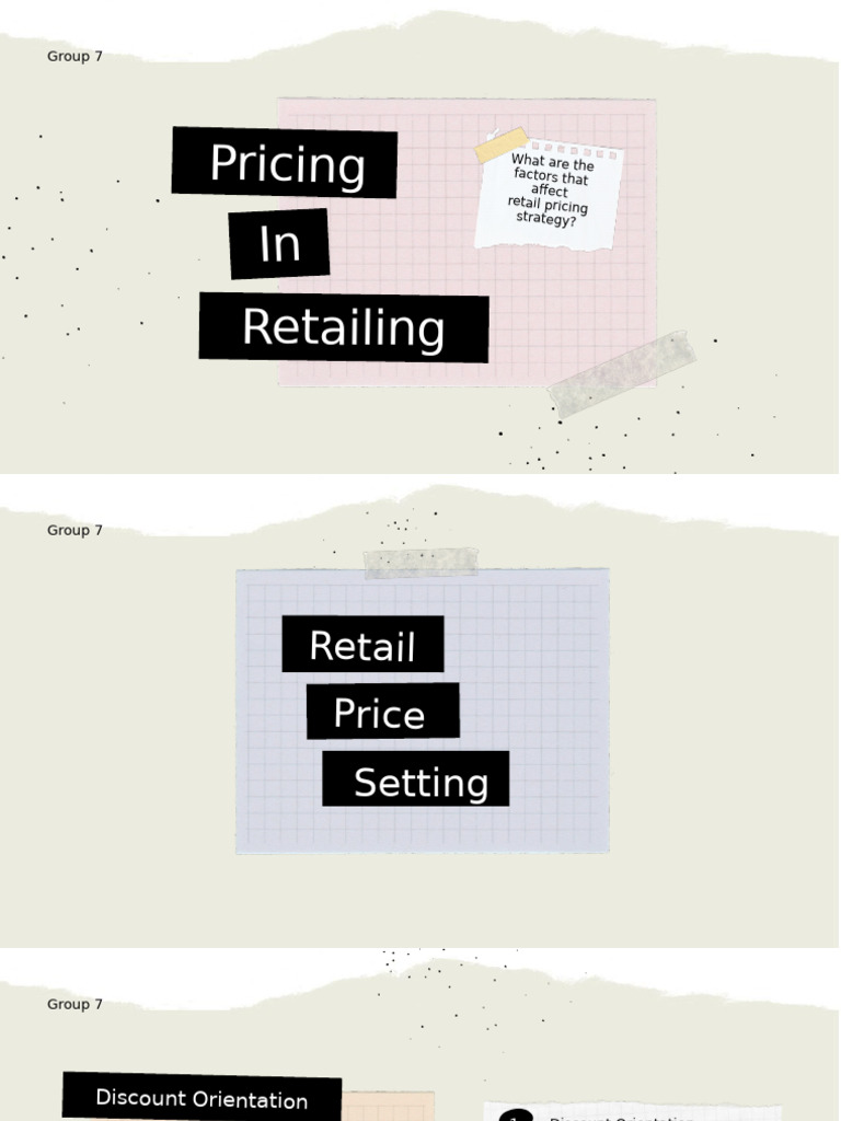 Factors Influencing Retail Pricing Strategies | PDF | Retail ...