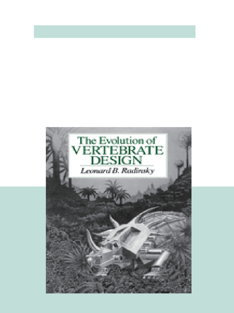 Evolution of Vertebrate Design | PDF
