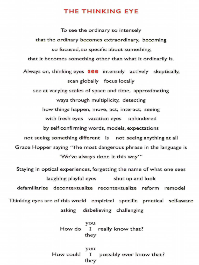 The Power of Thinking Eyes | PDF | Reason | Neuroscience