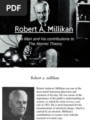 Millikan Atomic Theory