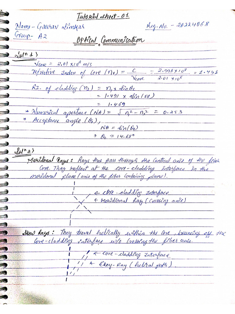 Tutorial 1 Sol | PDF