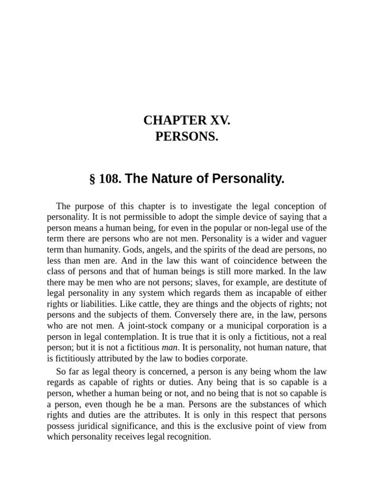 Jurisprudence (John W. Salmond) | PDF | Corporations | Legal Liability