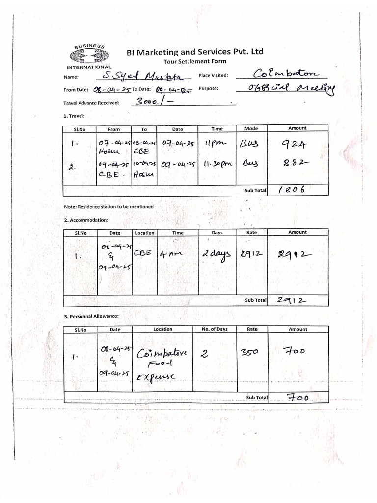 Expense File | PDF
